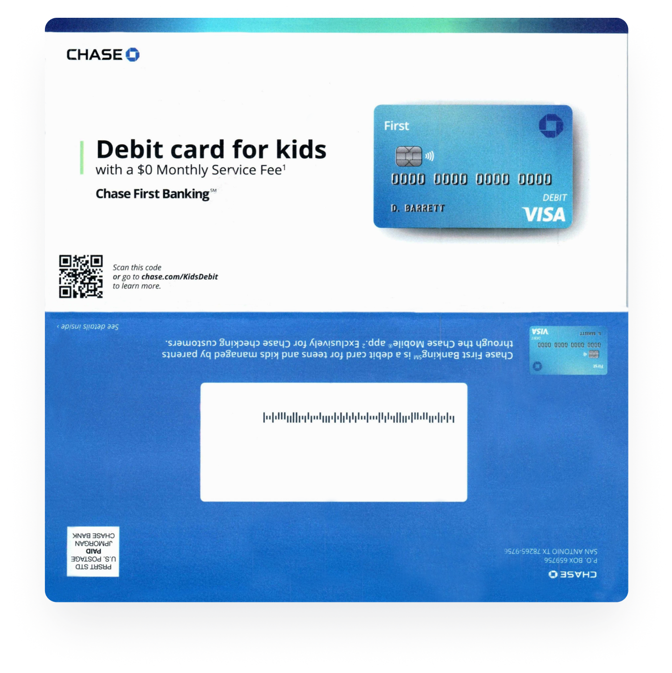 Chase, Best Direct Mail Campaigns - Lob
